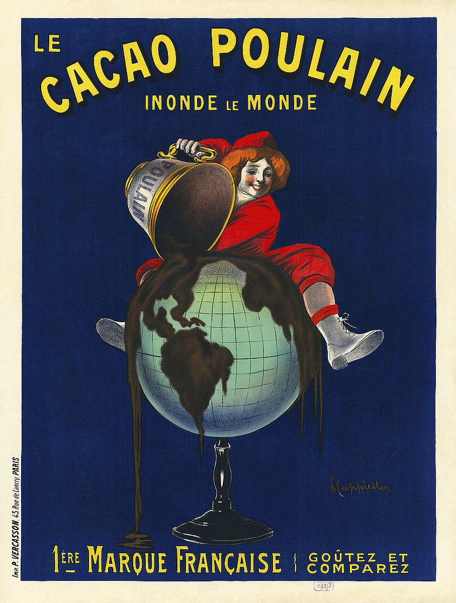 Le cacao Poulain inonde le monde, 1911 – Image Conscious